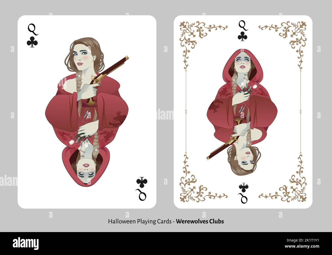 17th century playing card Stock Vector Images - Alamy
