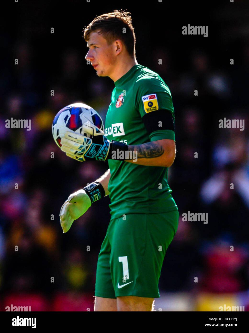 Sunderland goalkeeper Anthony Patterson during the Sky Bet Championship ...