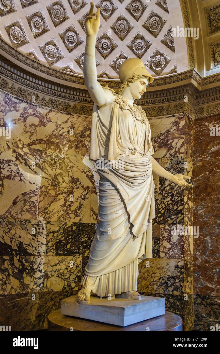 Classical greek young man sculpture at museum Stock Photo - Alamy