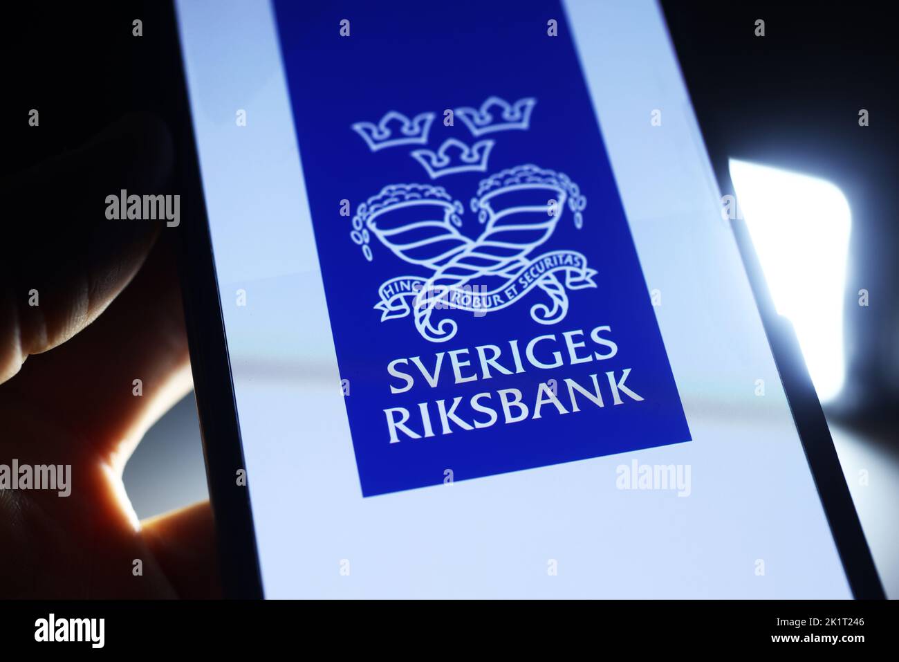 Logo sveriges riksbank hi-res stock photography and images - Alamy