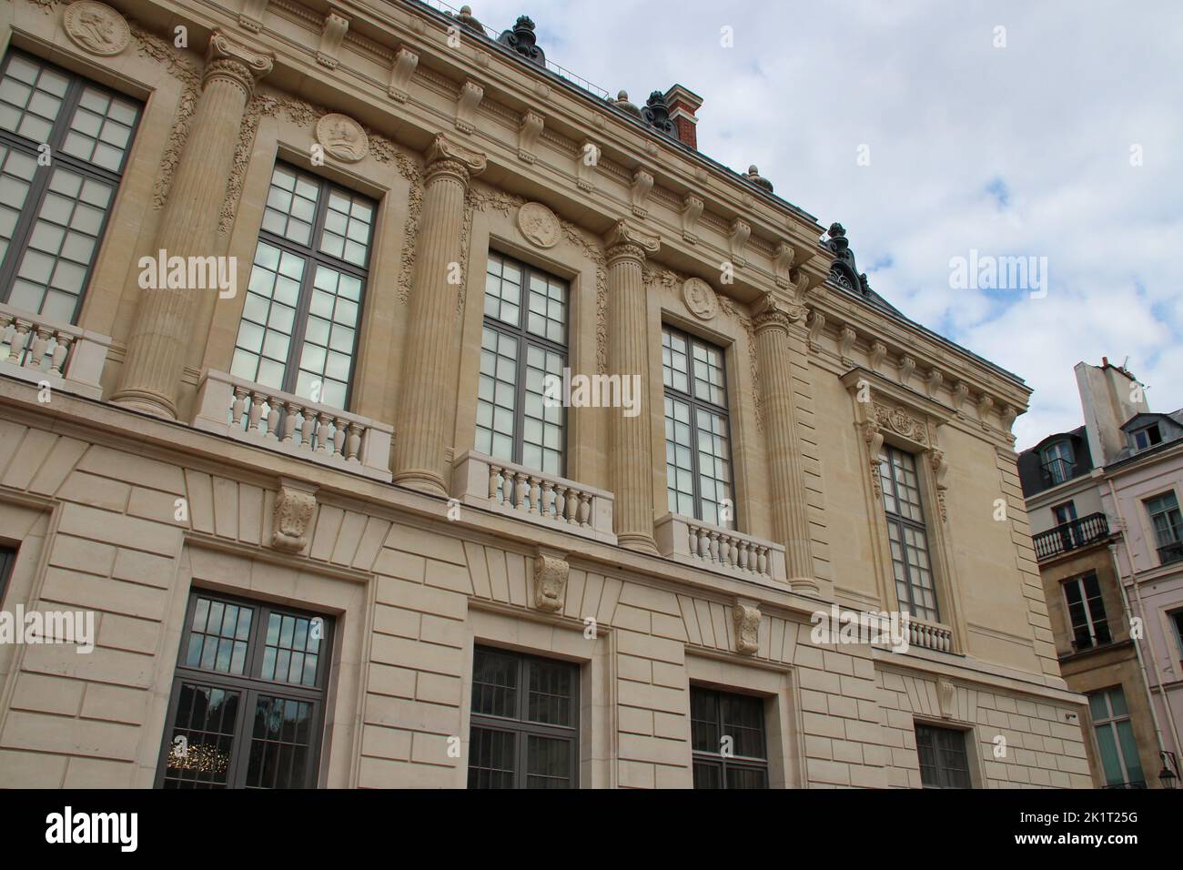 french national library (bnf richelieu) in paris in france Stock Photo ...