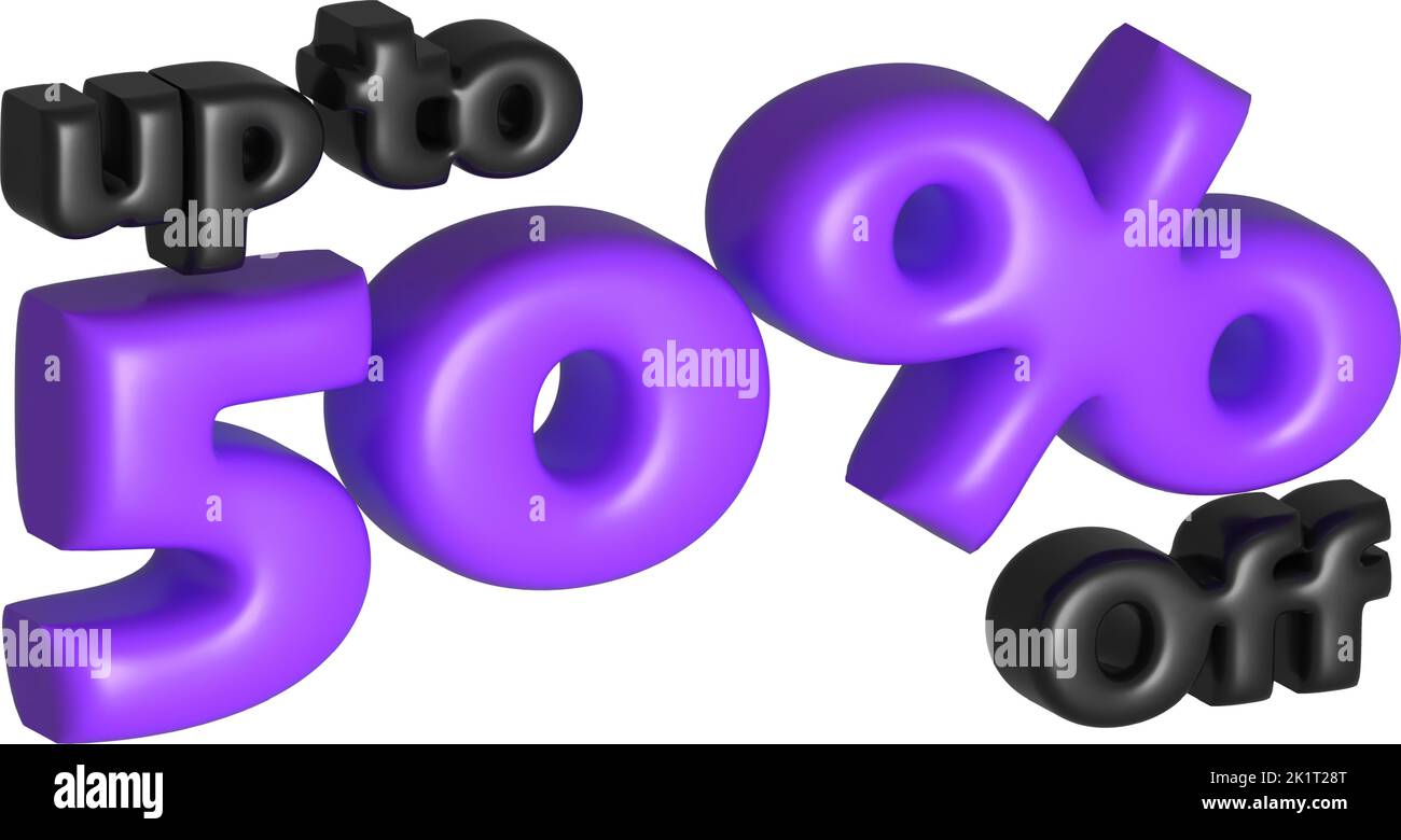 50% percent off sale Stock Vector Images - Alamy
