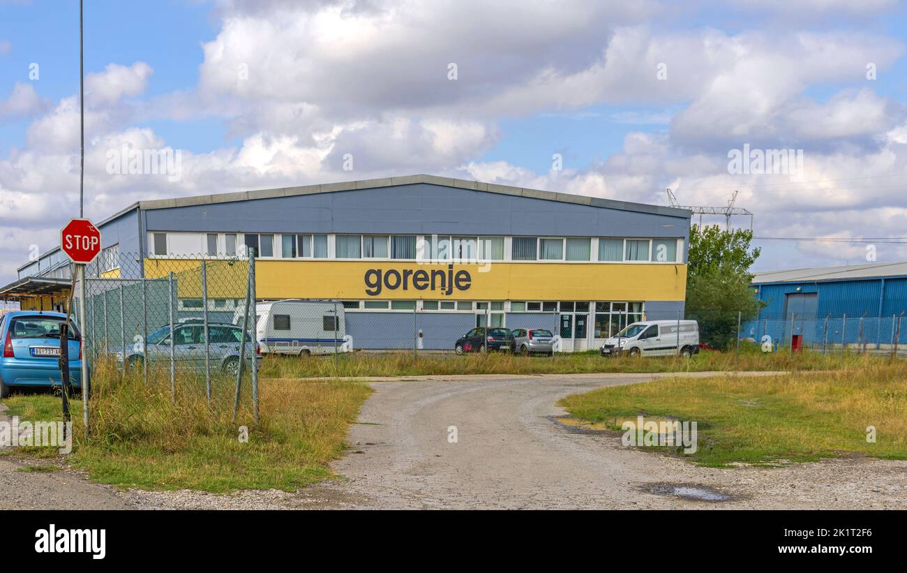 Simanovci, Serbia - August 22, 2022: Slovenian Company Gorenje ...