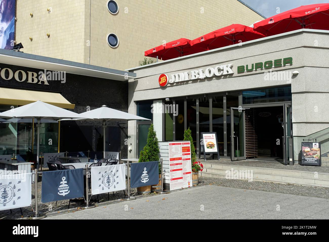 Jim Block Burger, Berlin, Germany Stock Photo - Alamy
