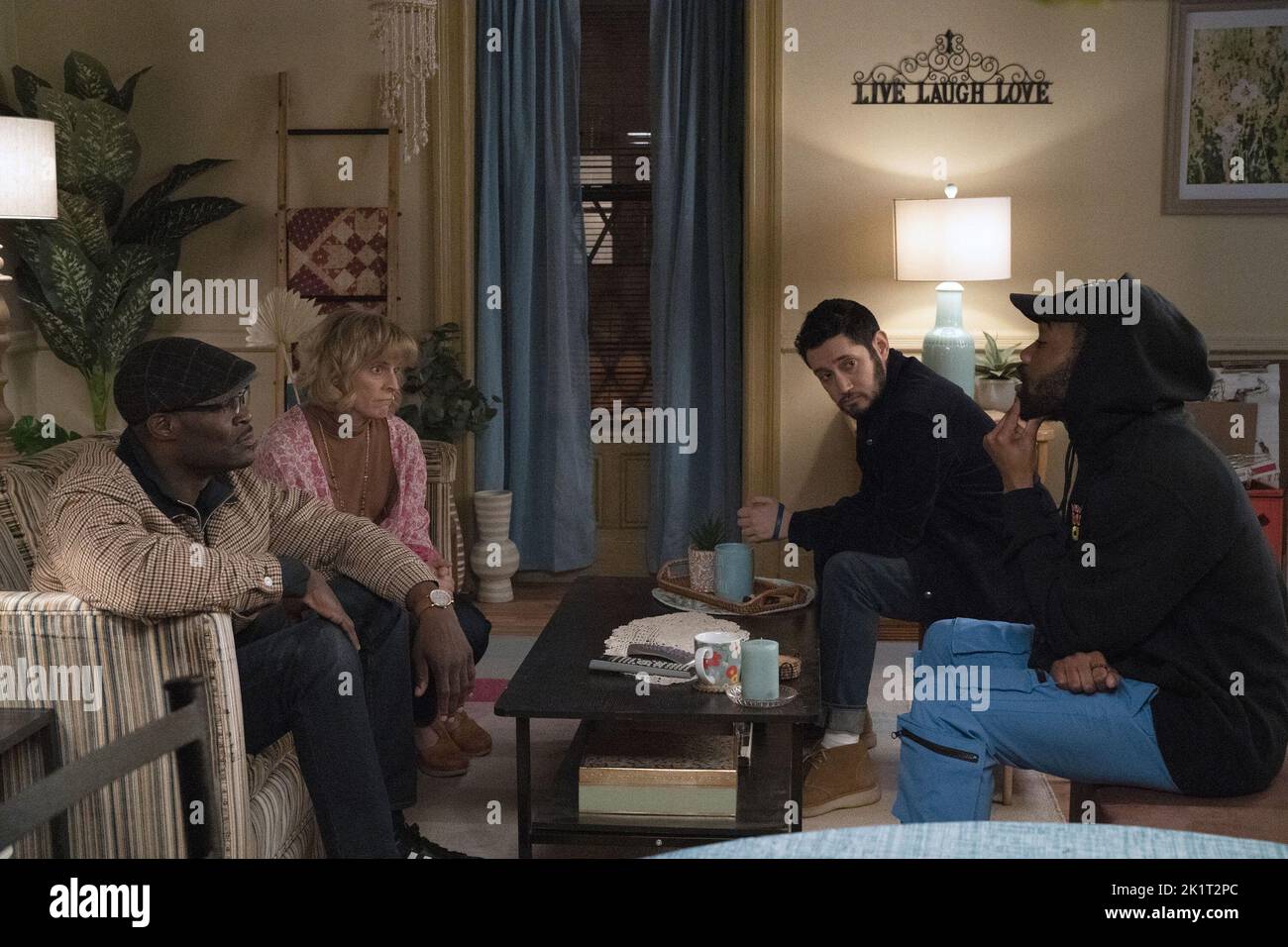 FLATBUSH MISDEMEANORS, from left: Kareem Green, Maria Bamford, Dan Perlman, Kevin Iso, Scorpions ...