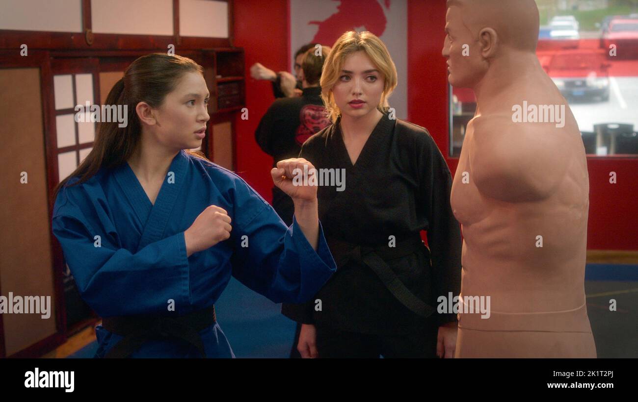 COBRA KAI, from left: Oona O'Brien, Peyton List, (Season 5, aired Sept. 9, 2022). photo ...