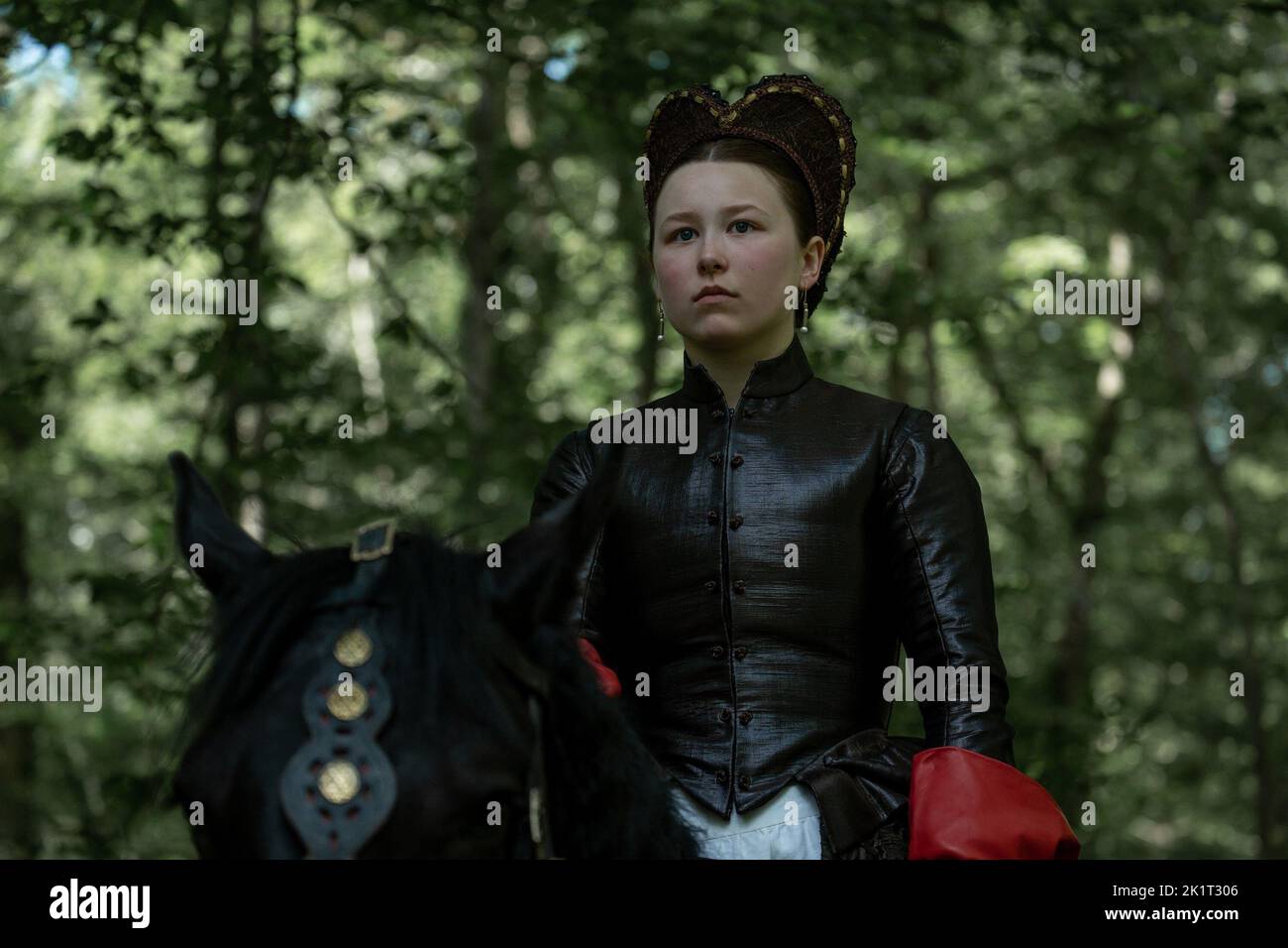 THE SERPENT QUEEN, Liv Hill as Young Catherine, 'To War Rather Than To Bed', (Season 1, ep. 102 ...