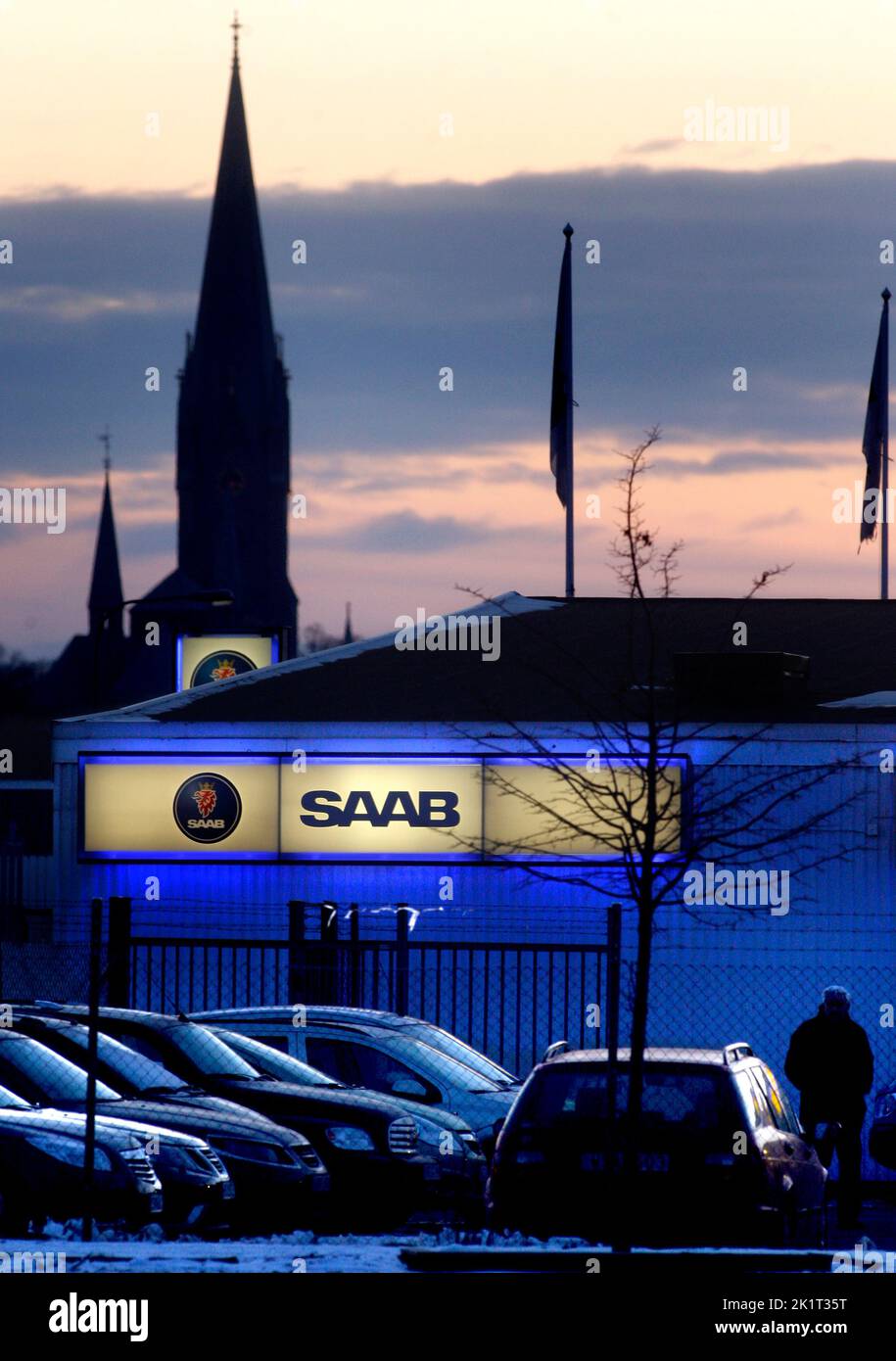 Saab automobile ab logotyp hi-res stock photography and images - Alamy