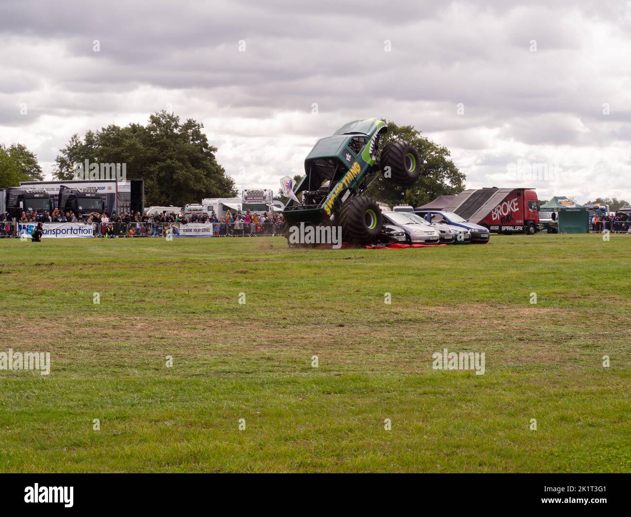 Monster truck jump hi-res stock photography and images - Alamy