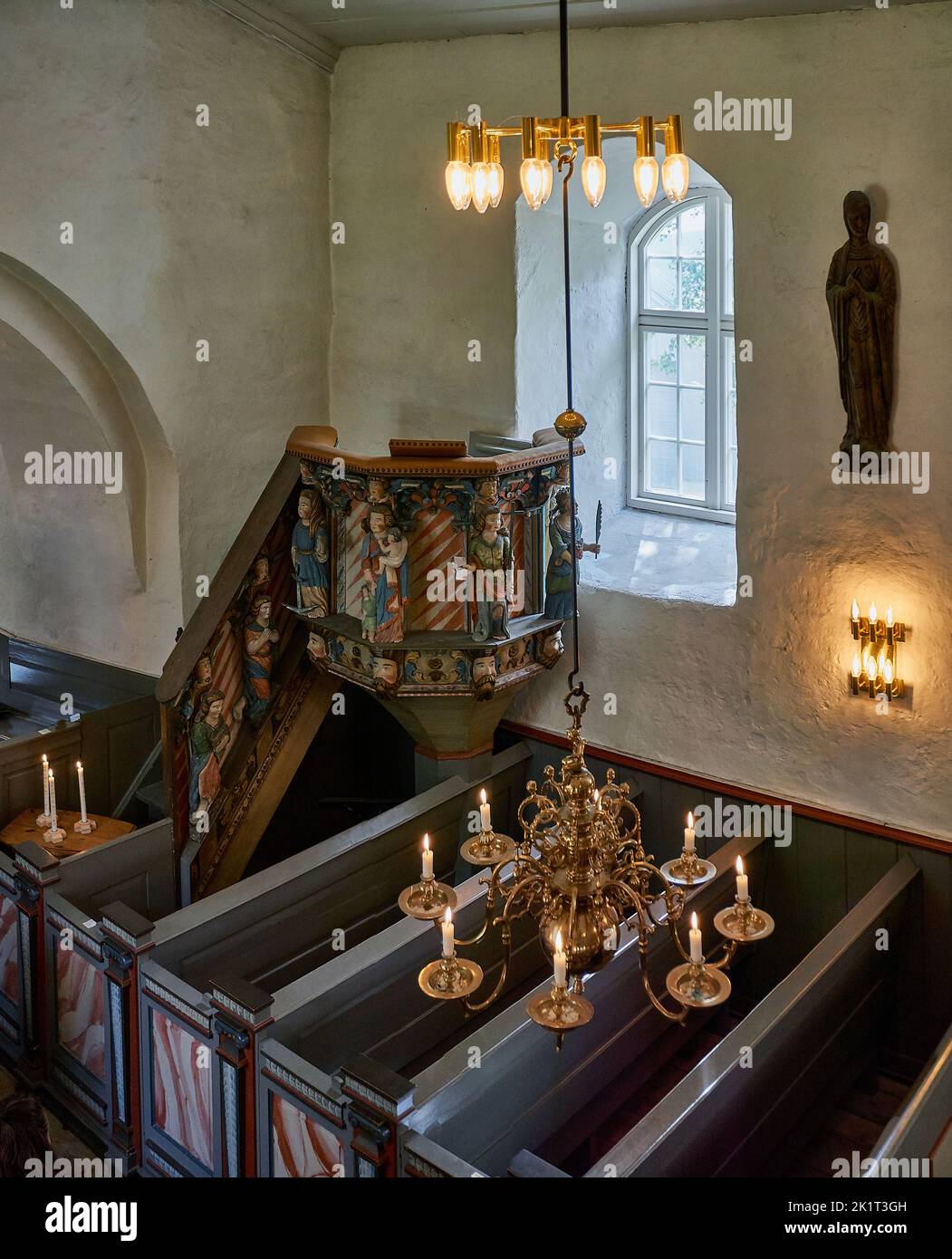 View of Giske island in Norway Stock Photo - Alamy