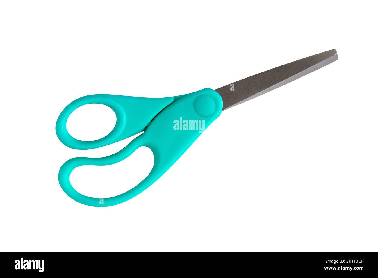 Scissors for children isolated on white background Stock Photo - Alamy
