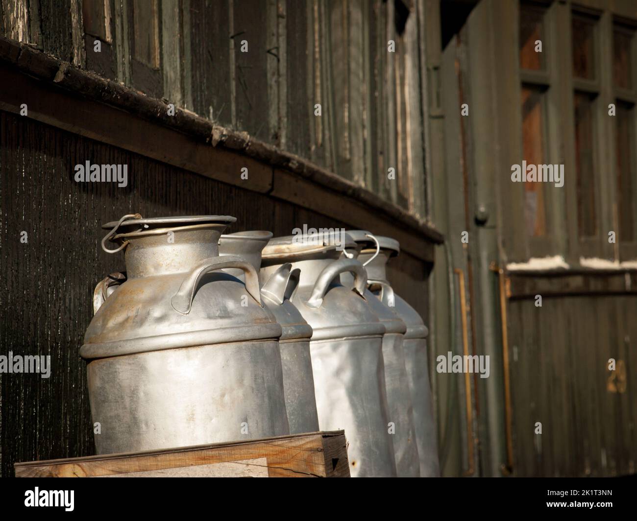 Used milk containers hi-res stock photography and images - Alamy