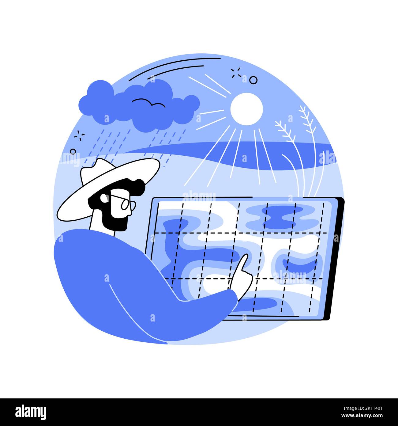 Climate Monitoring isolated cartoon vector illustrations Stock Vector ...