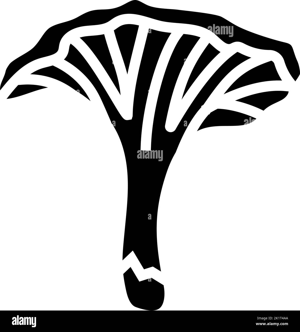 psychedelic mushroom glyph icon vector illustration Stock Vector Image ...