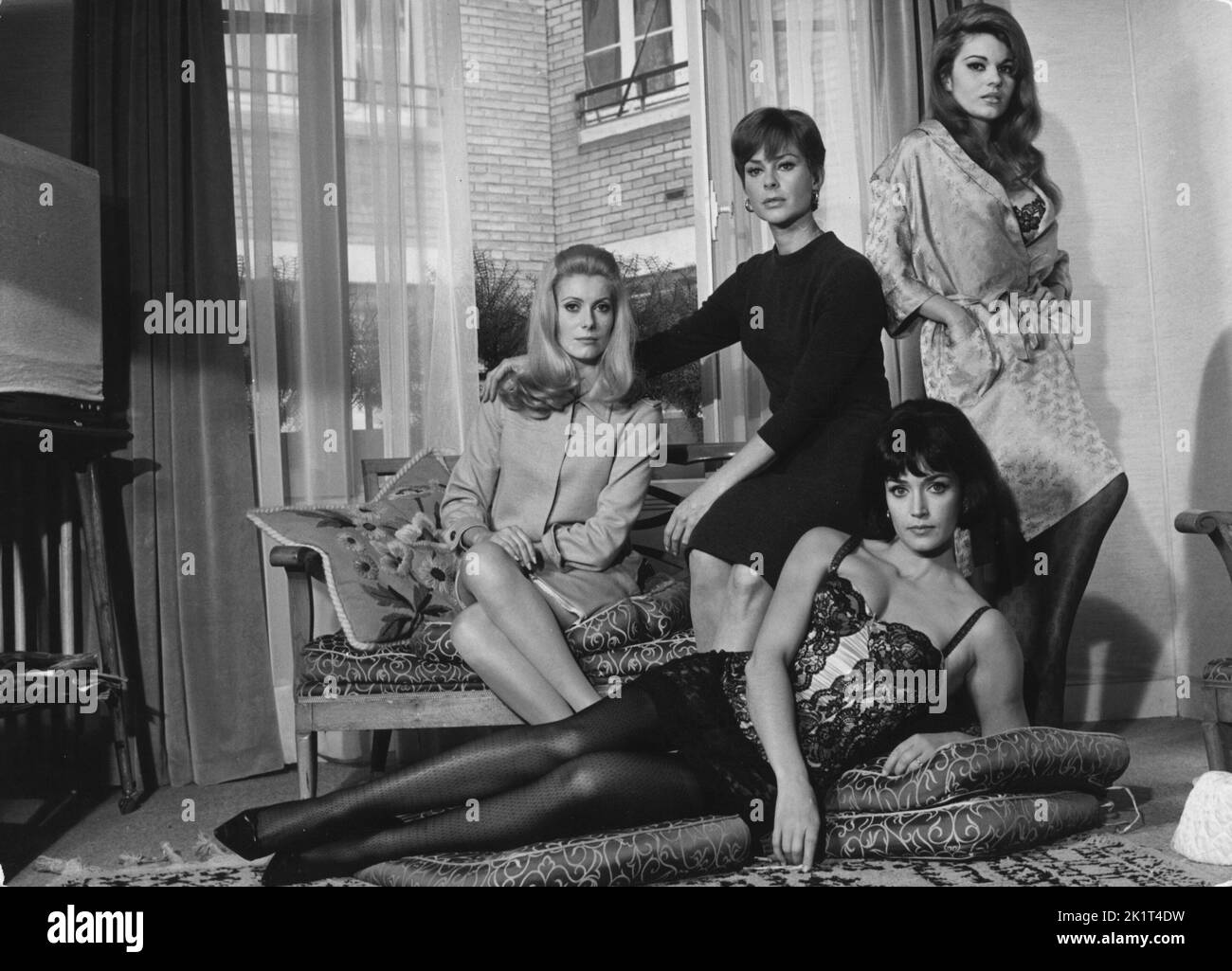 CATHERINE DENEUVE, FRANCOISE FABIAN, GENEVIEVE PAGE and MARIA LATOUR in BELLE DE JOUR (1967 ...