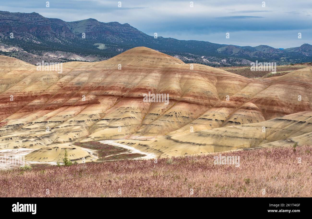 Beautiful colors of the Painted Hills Monuments in John Day Fossil Beds ...