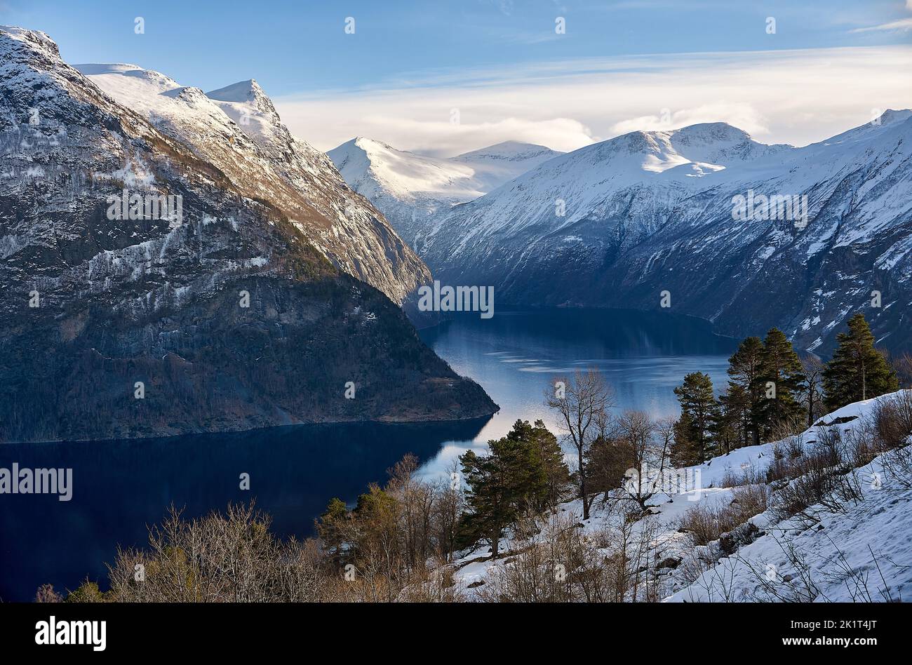 Gerianger fjord hi-res stock photography and images - Alamy