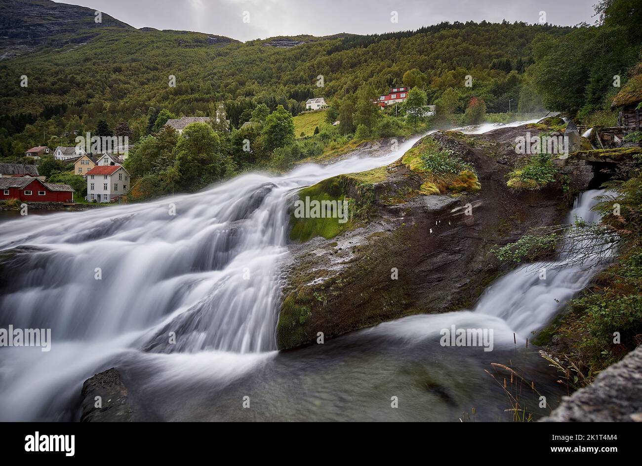 Hellesylt, Gerianger fjord, Stranda, Møre og Romsdal, Norway Stock ...