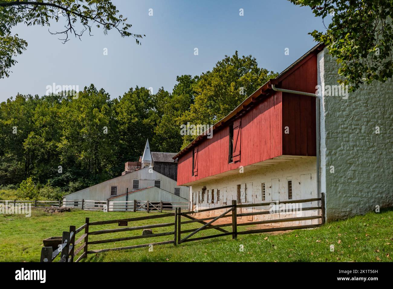 Cast House and Barn, Hopewell Furnace National Historic Site ...