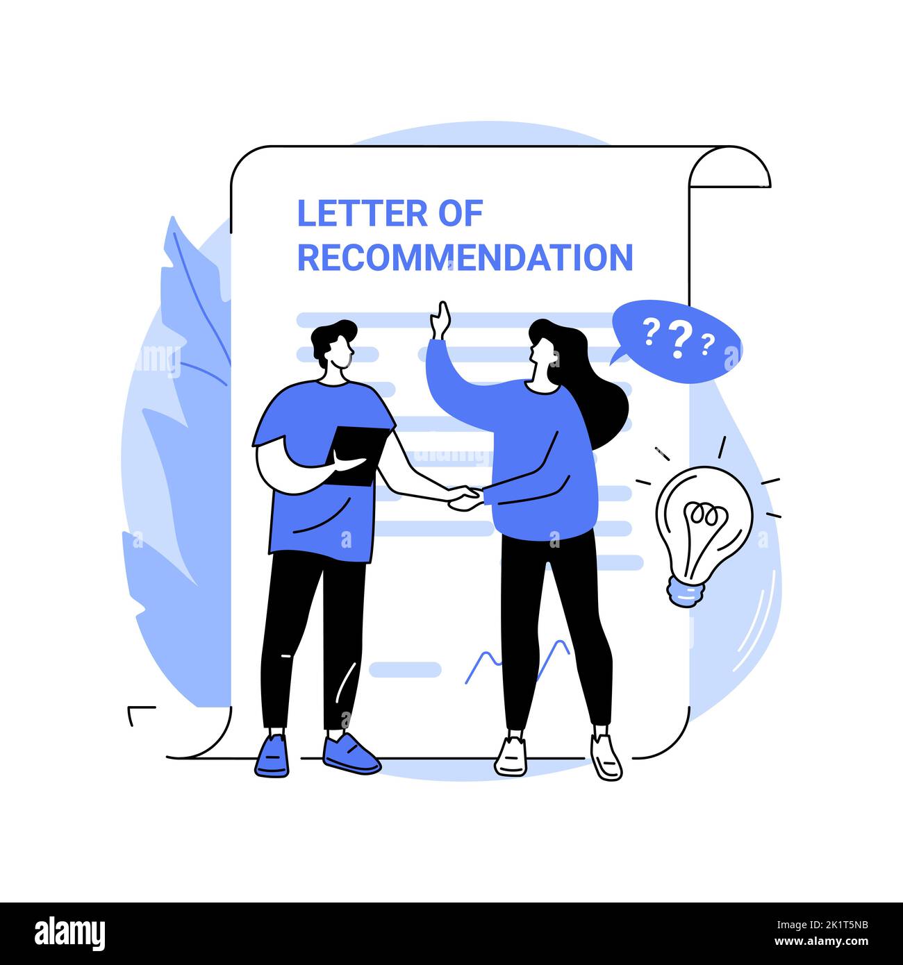 Ask recommendations isolated cartoon vector illustrations Stock Vector ...