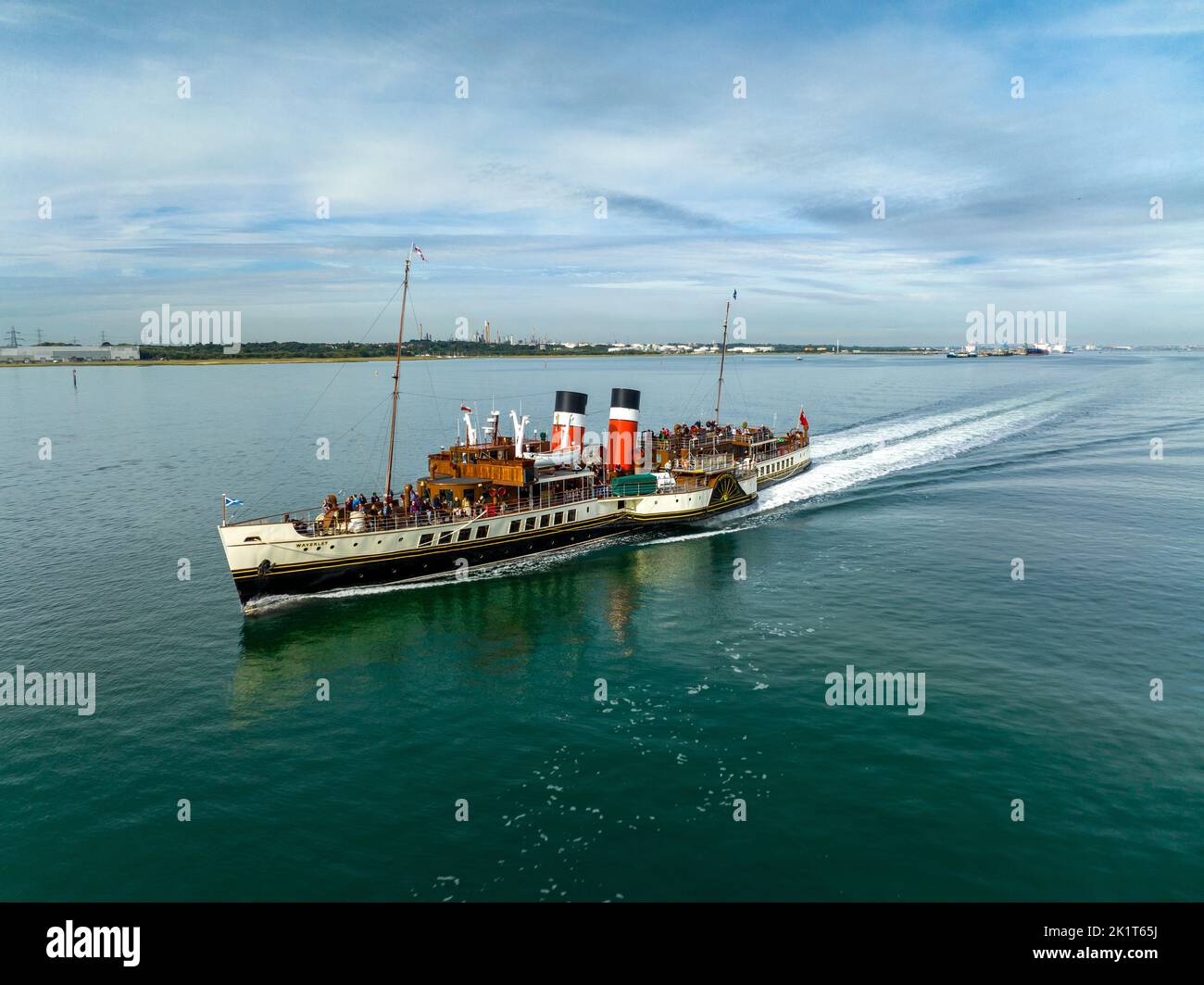 PS Waverley is the last seagoing passenger-carrying paddle steamer in ...