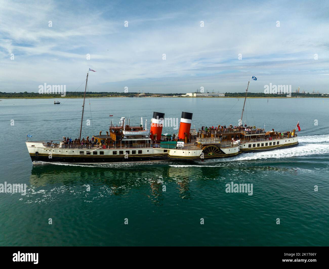 PS Waverley is the last seagoing passenger-carrying paddle steamer in ...