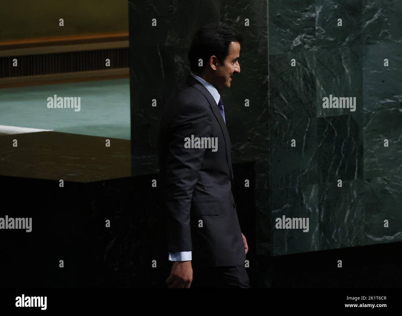 New York, United States. 20th Sep, 2022. Sheikh Tamim Bin Hamad Al ...