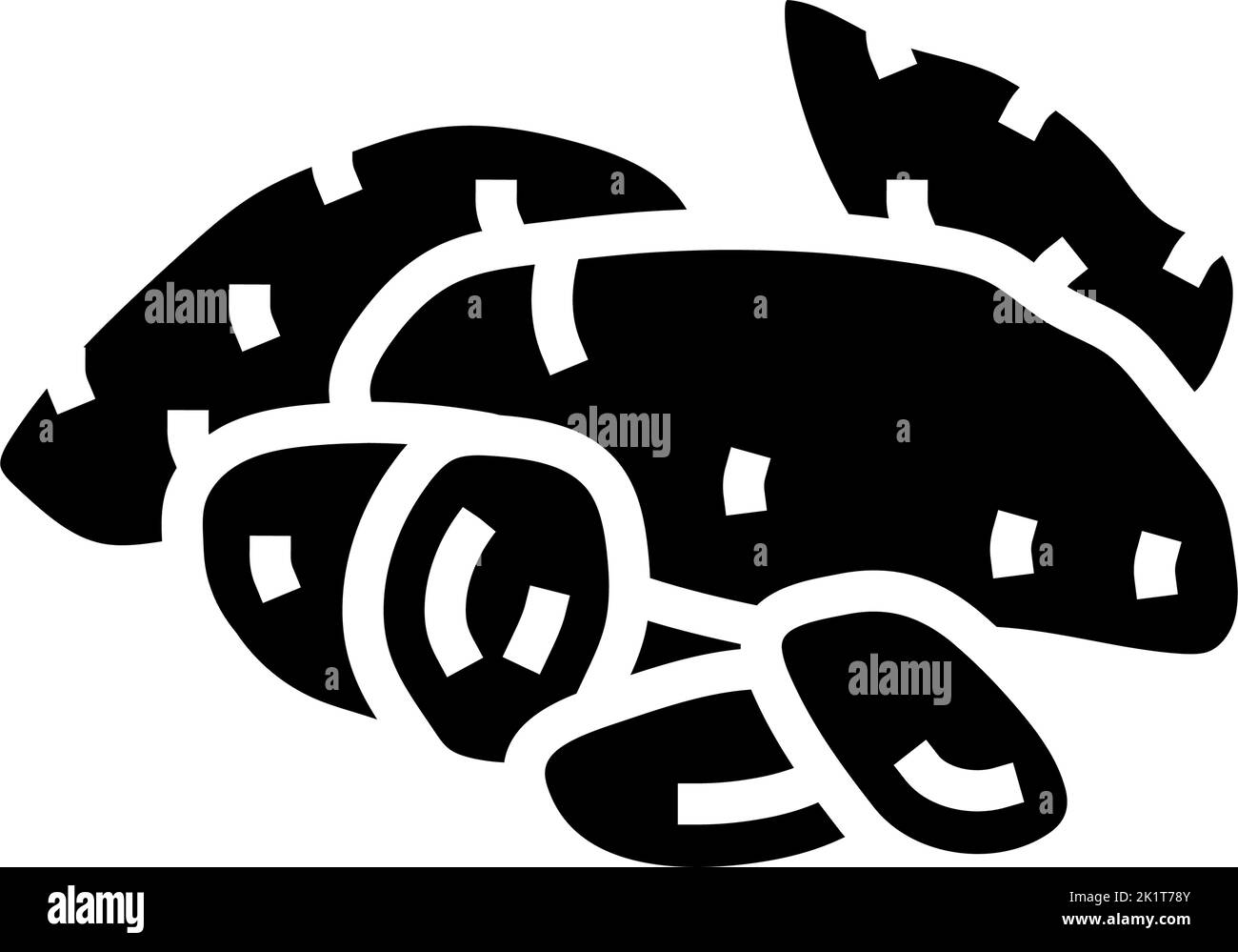 Purple sweet potato top view Black and White Stock Photos & Images - Alamy