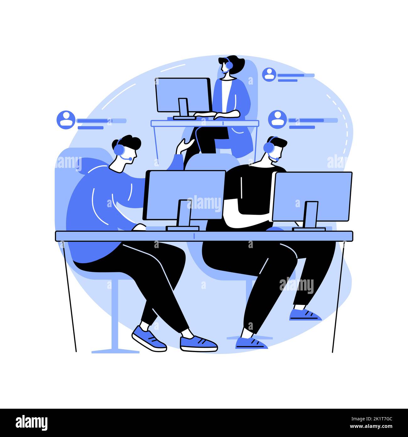 Gaming club isolated cartoon vector illustrations Stock Vector Image ...