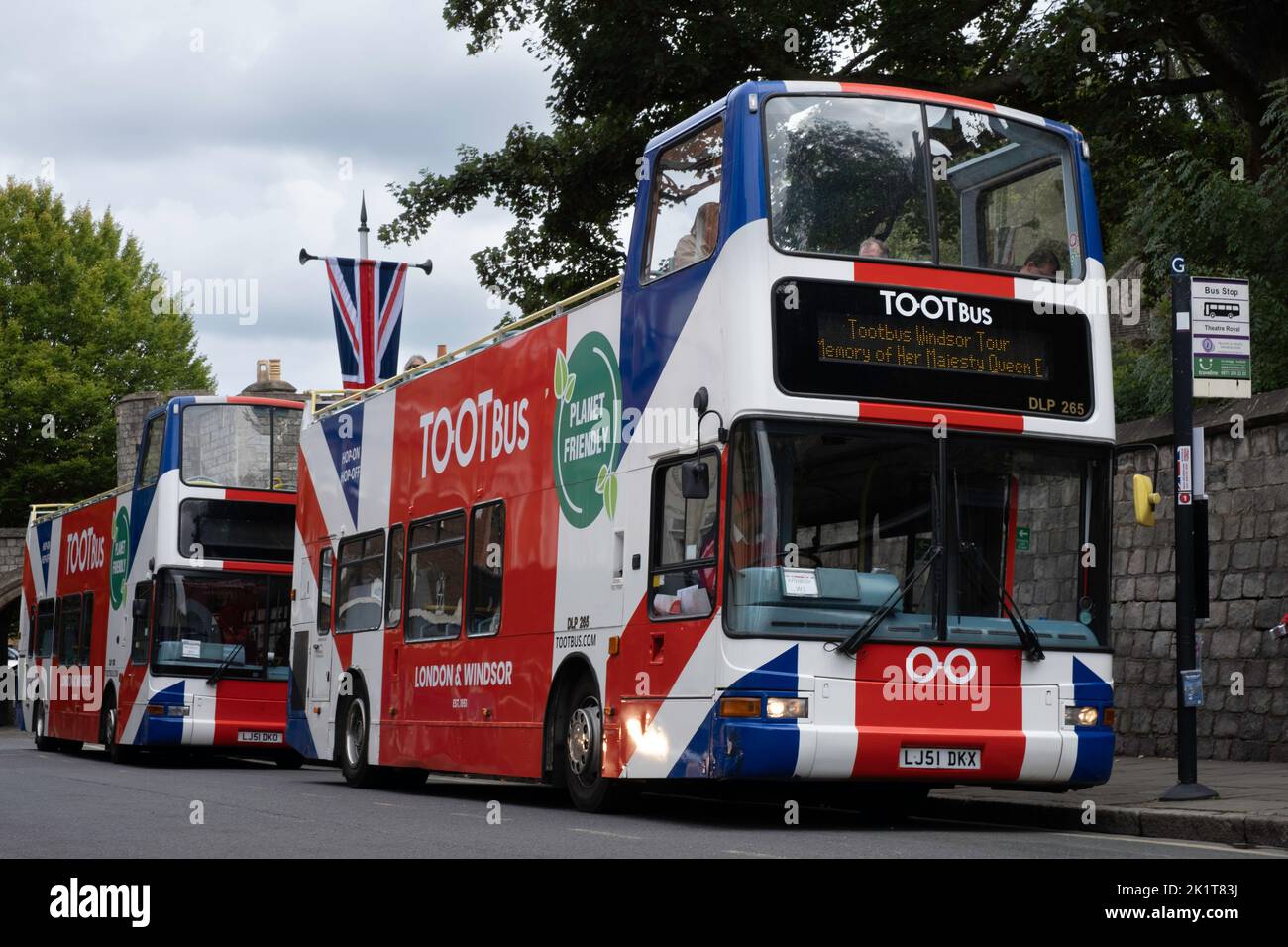 Two Hop-on hop-off Tootbuses Windsor for entertaining open-top bus tour ...