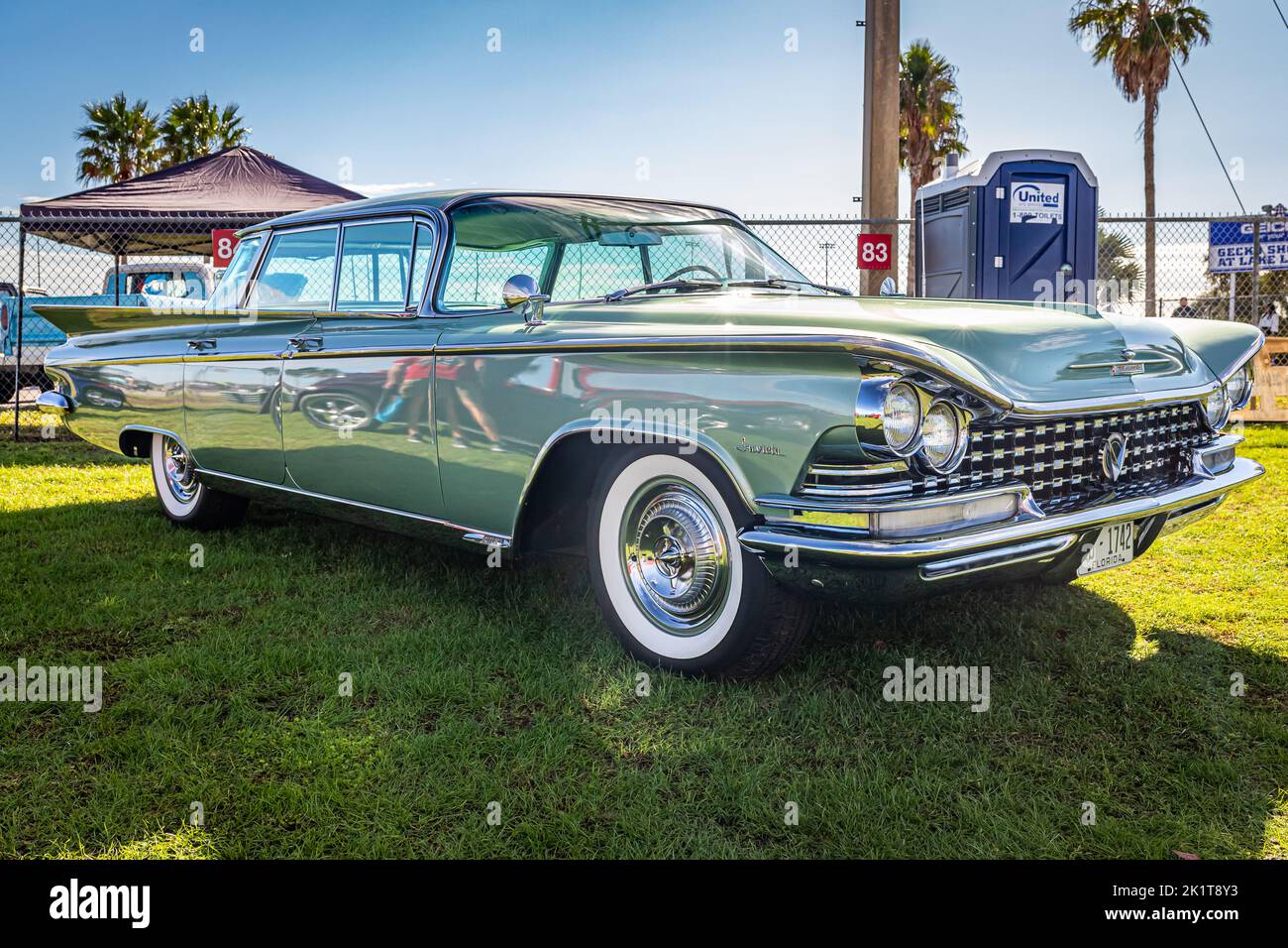 Daytona Beach, FL - November 28, 2020: Low perspective front corner ...