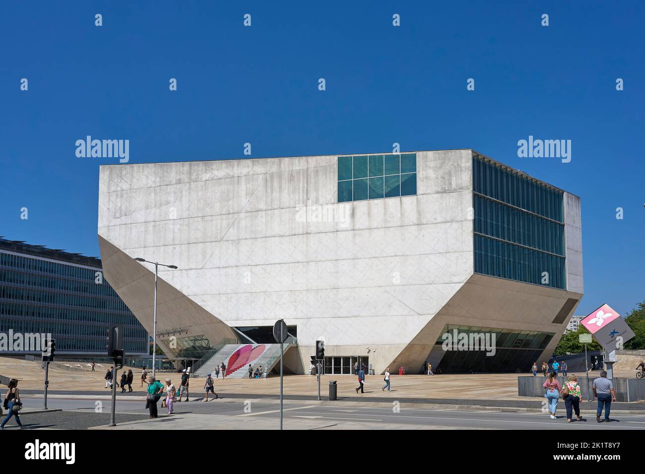 View of the Casa da Música, Porto, Portugal. Home of the Porto National ...