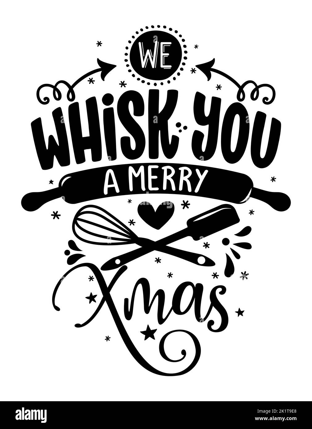 Wish merry christmas shirt Black and White Stock Photos & Images - Alamy