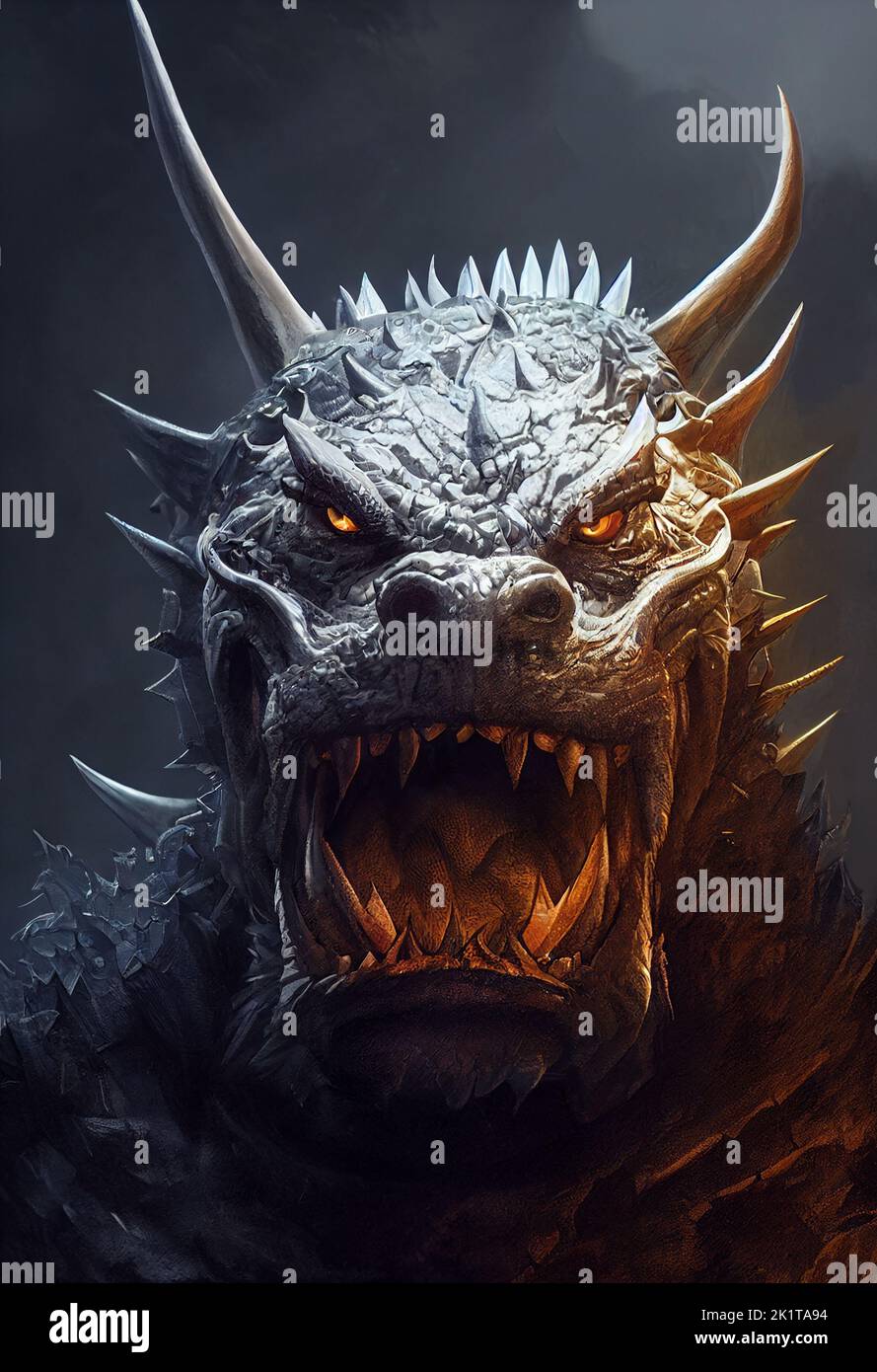 Evil dragon hi-res stock photography and images - Alamy