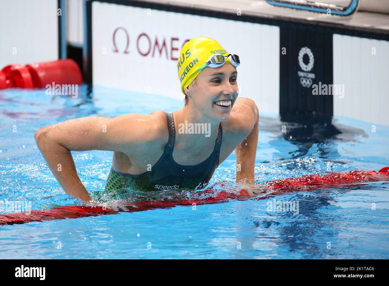 AUGUST 1st, 2021 - TOKYO, JAPAN: Emma McKEON of Australia reacts to ...
