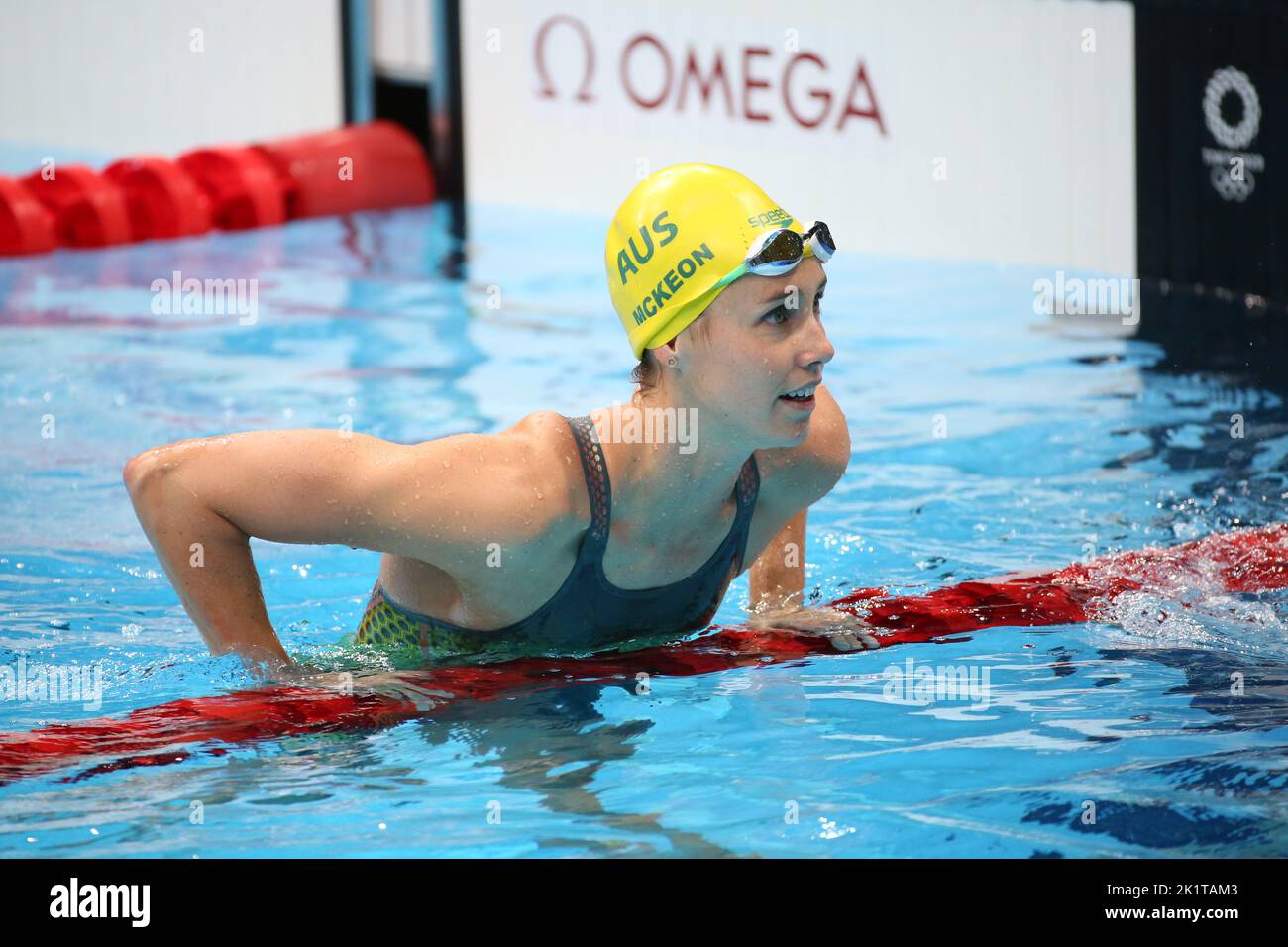 AUGUST 1st, 2021 - TOKYO, JAPAN: Emma McKEON of Australia reacts to ...