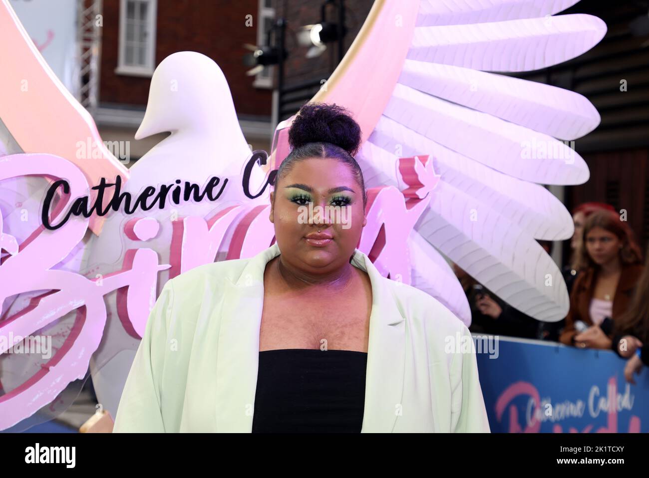 Miah Carter attending the UK premiere of Catherine Called Birdy at the ...