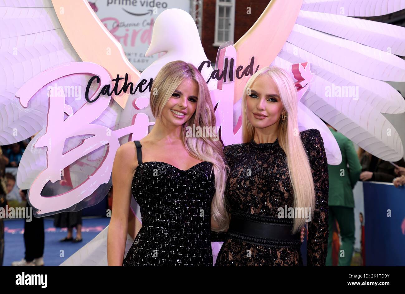 Megan McLoughlin (left) and Milli McLoughlin attending the UK premiere ...