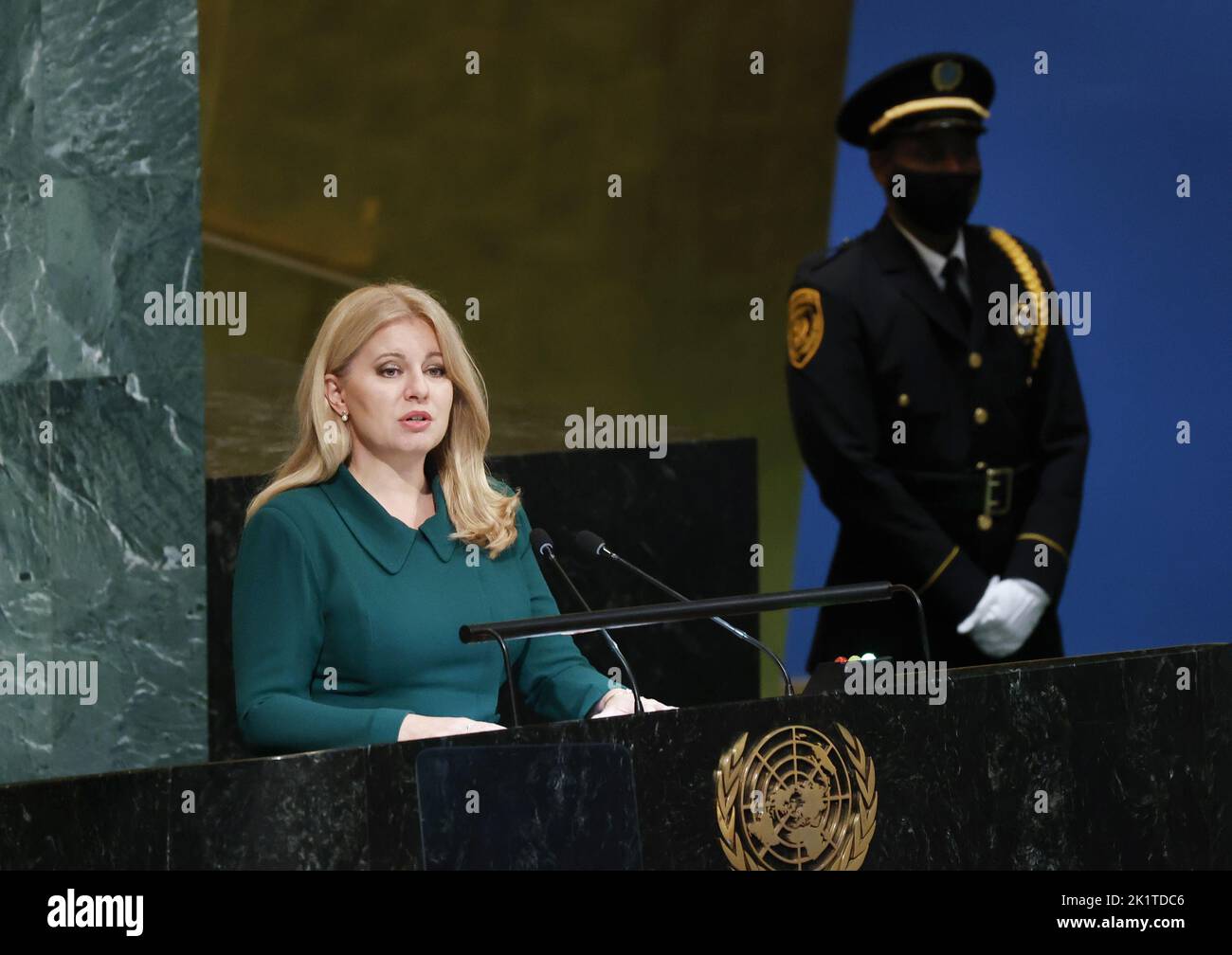 New York, United States. 20th Sep, 2022. President of the Slovak ...