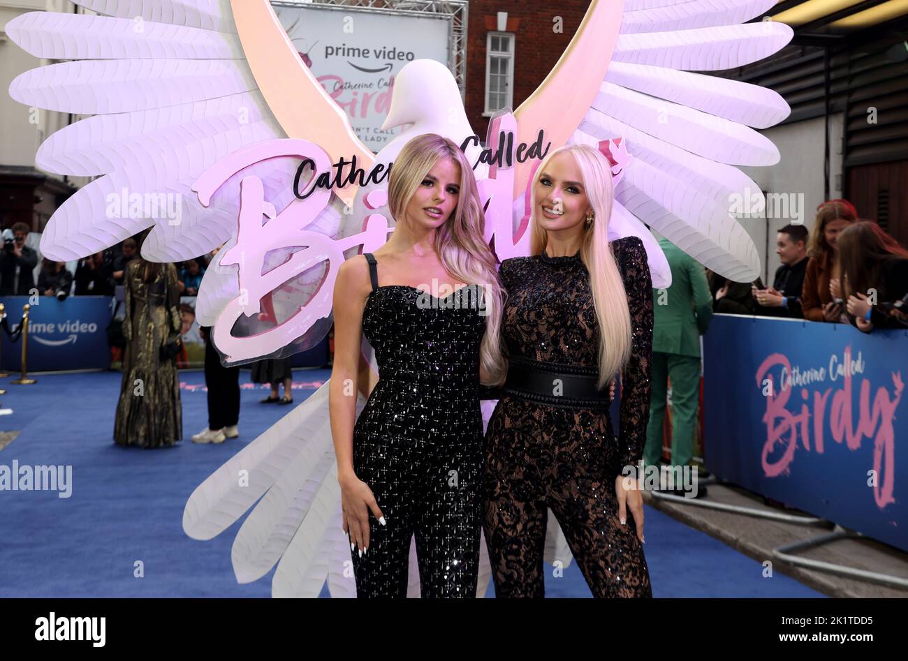Megan McLoughlin (left) and Milli McLoughlin attending the UK premiere ...