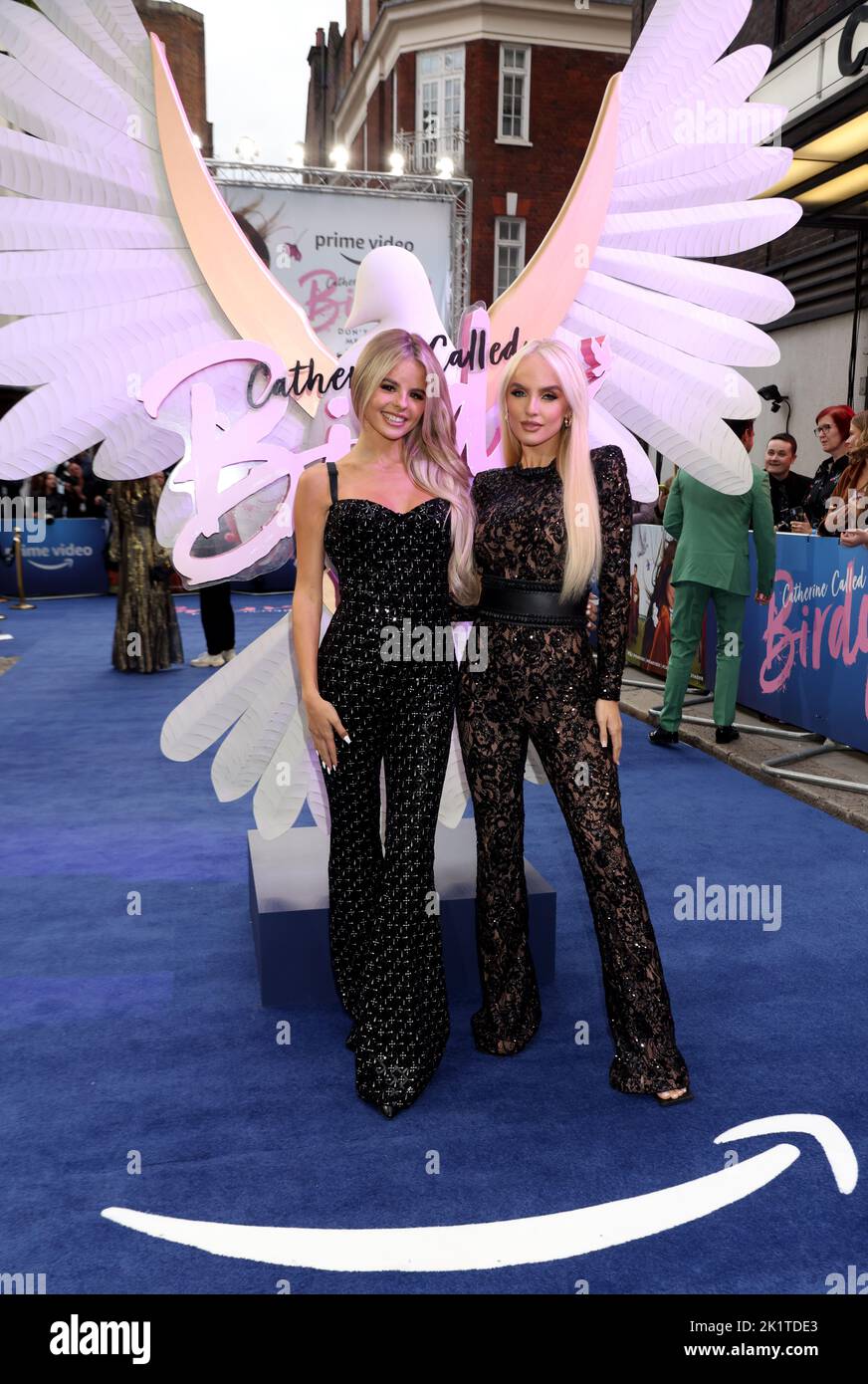 Megan McLoughlin (left) and Milli McLoughlin attending the UK premiere ...