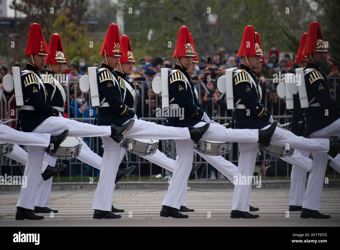 Santiago, Metropolitana, Chile. 19th Sep, 2022. Members of the Military ...