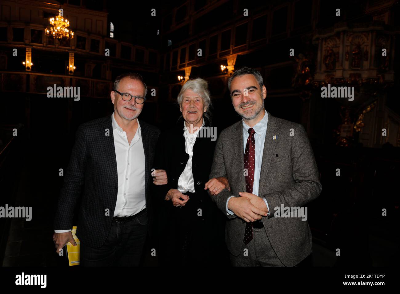 Dirk Werhahn-Cleve, Waltraud Simon und Stephan Rauhut beim ...