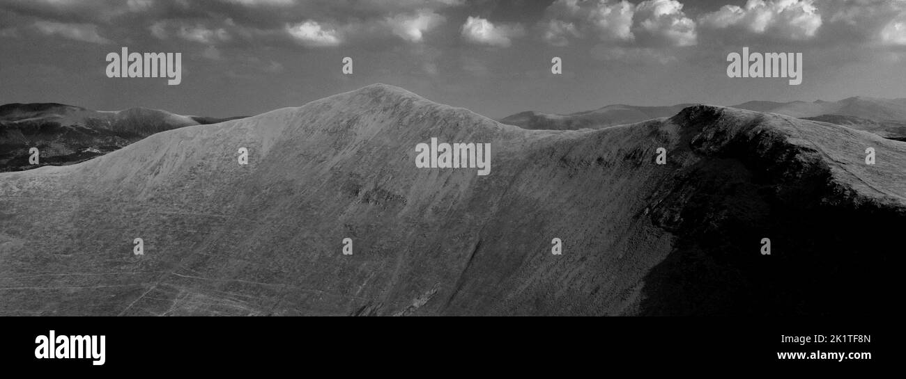 View to Grisedale Pike fell, North Western Fells; Lake District ...