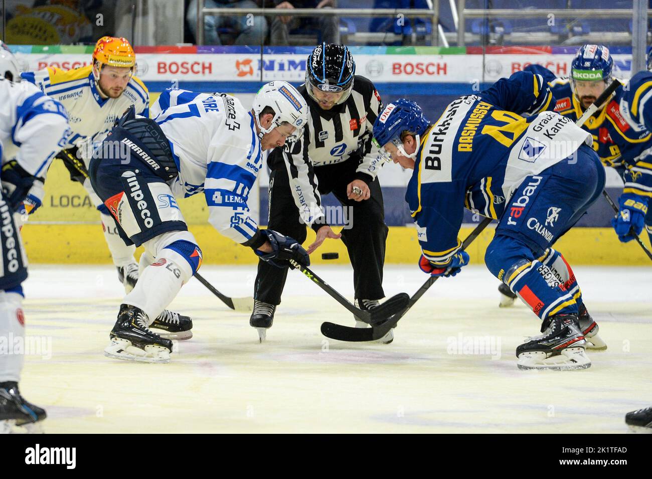 20.09.2022, Ambri, Gottardo Arena, NL: HC Ambri-Piotta - HC Davos, #37 ...
