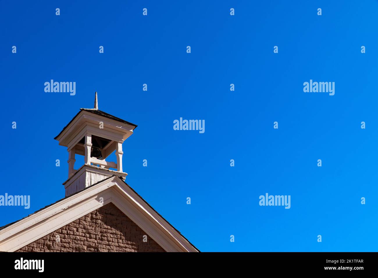 A low-angle shot of the dome of a public domain building in Ghost town ...