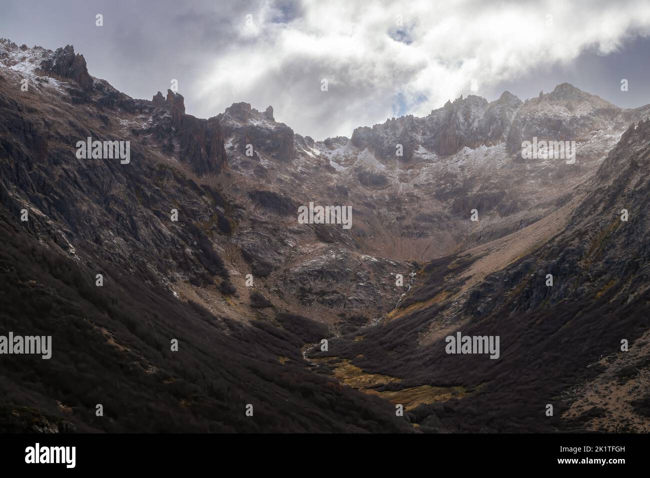 Beautiful rocks and mountains in Refugio Frey, Bariloche, Argentina ...