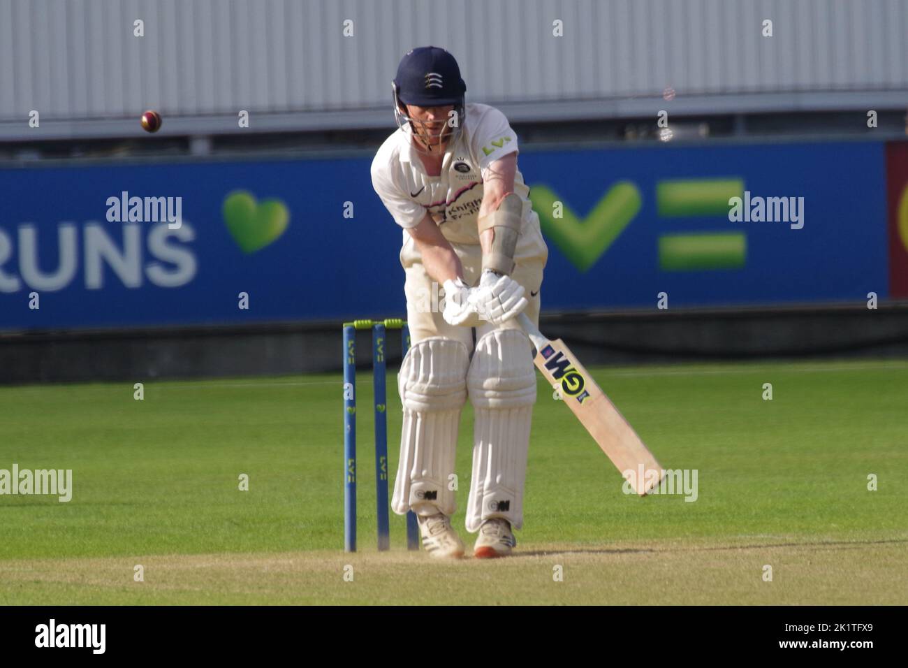Chester le Street, England, 26 July 2022. Sam Robson batting for ...