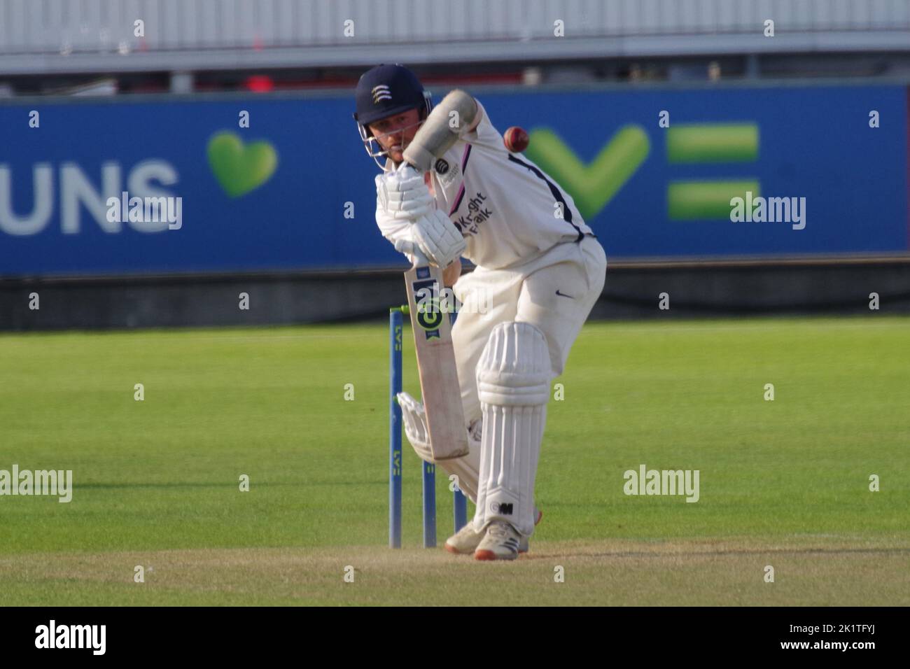 Chester le Street, England, 26 July 2022. Sam Robson batting for ...