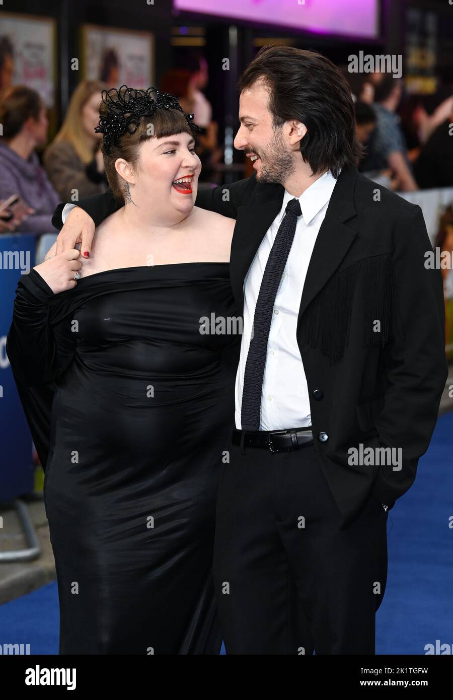 September 20th, 2022. London, UK. Lena Dunham and Luis Felber arriving ...